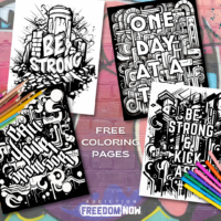 FREE: 5 Edgy, Unique Coloring Pages | Addiction Freedom Now